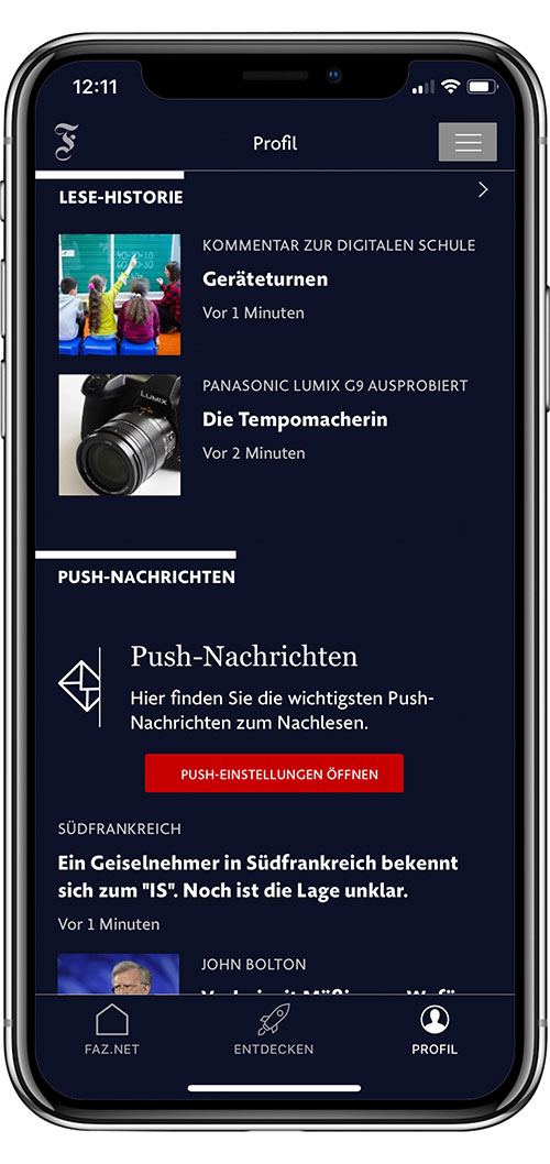 Die neue FAZ.NET-App: Ihr persönlicher Begleiter durch die ...
